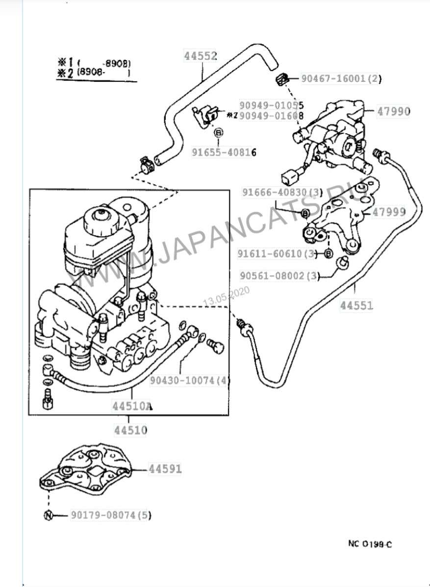 Неисправность блока ABS — Toyota Crown (S130), 4 л, 1990 года | своими ...