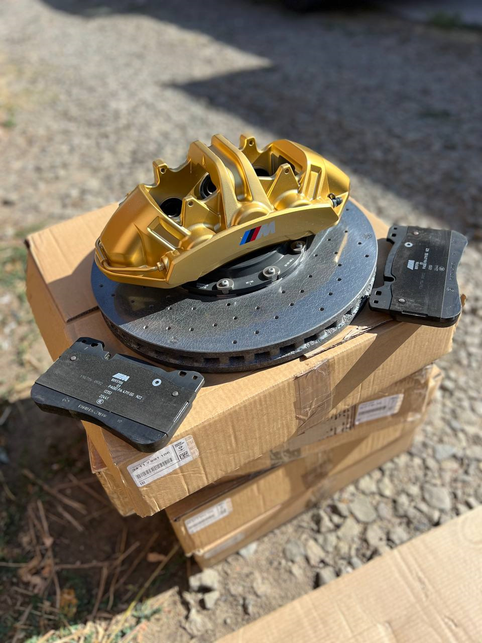 Carbon-ceramic brakes- the final — BMW 5 series Touring (G31), 4,4 л ...