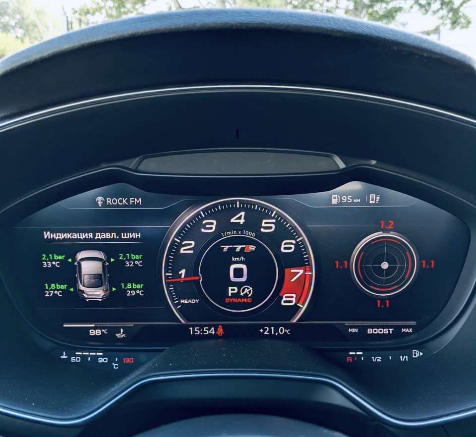 Активация Sport layout на Audi Virtual Cockpit — Audi TT (3G), 2 л ...