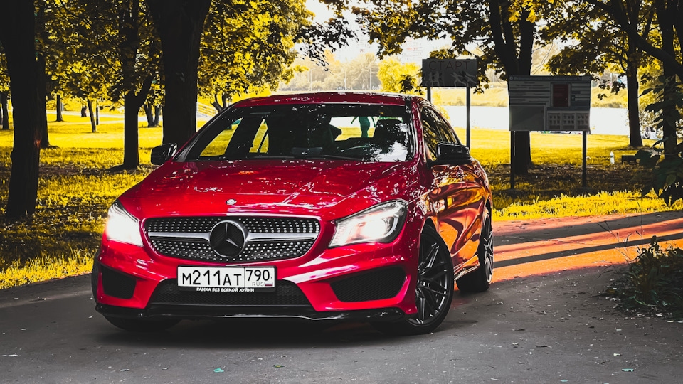 R18 8,5j on mini banan — Mercedes-Benz CLA (C117), 1,6 л, 2015 года ...