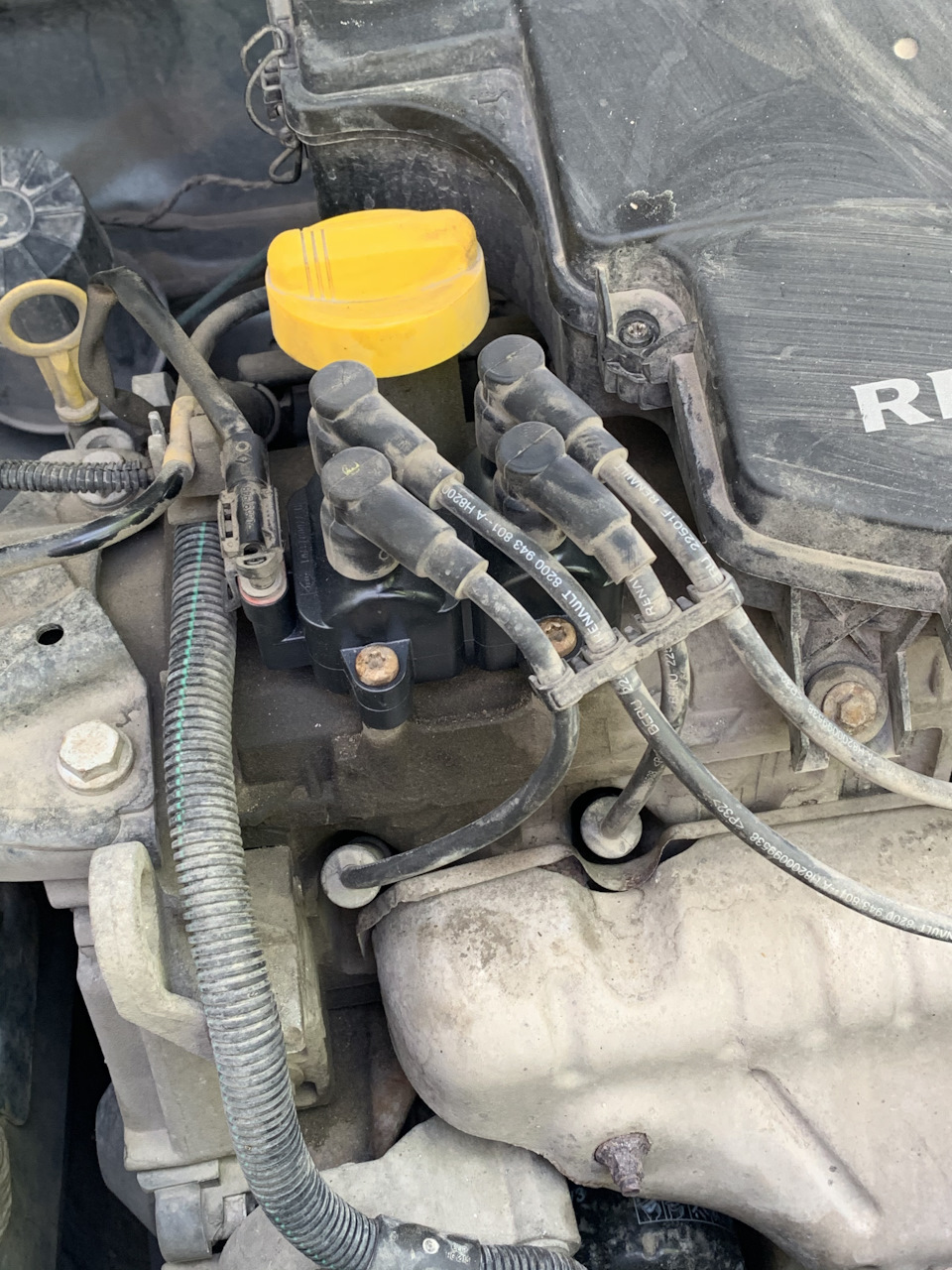 8200943801 Комплект проводов зажигания 4 шт RENAULT | Запчасти на DRIVE2