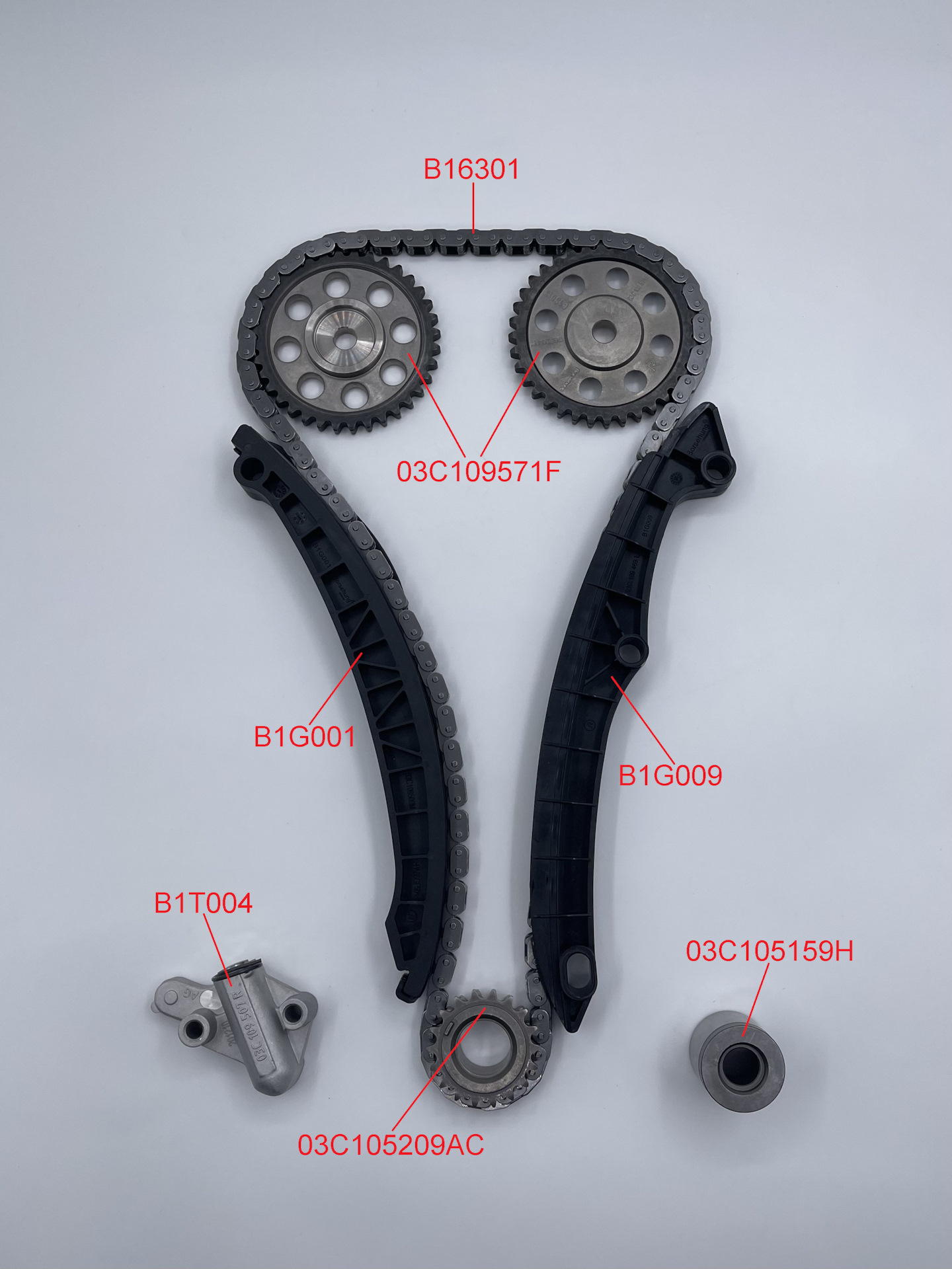 Borsehung B16300 Ремкомплект цепи ГРМ CFNA — Incar на DRIVE2