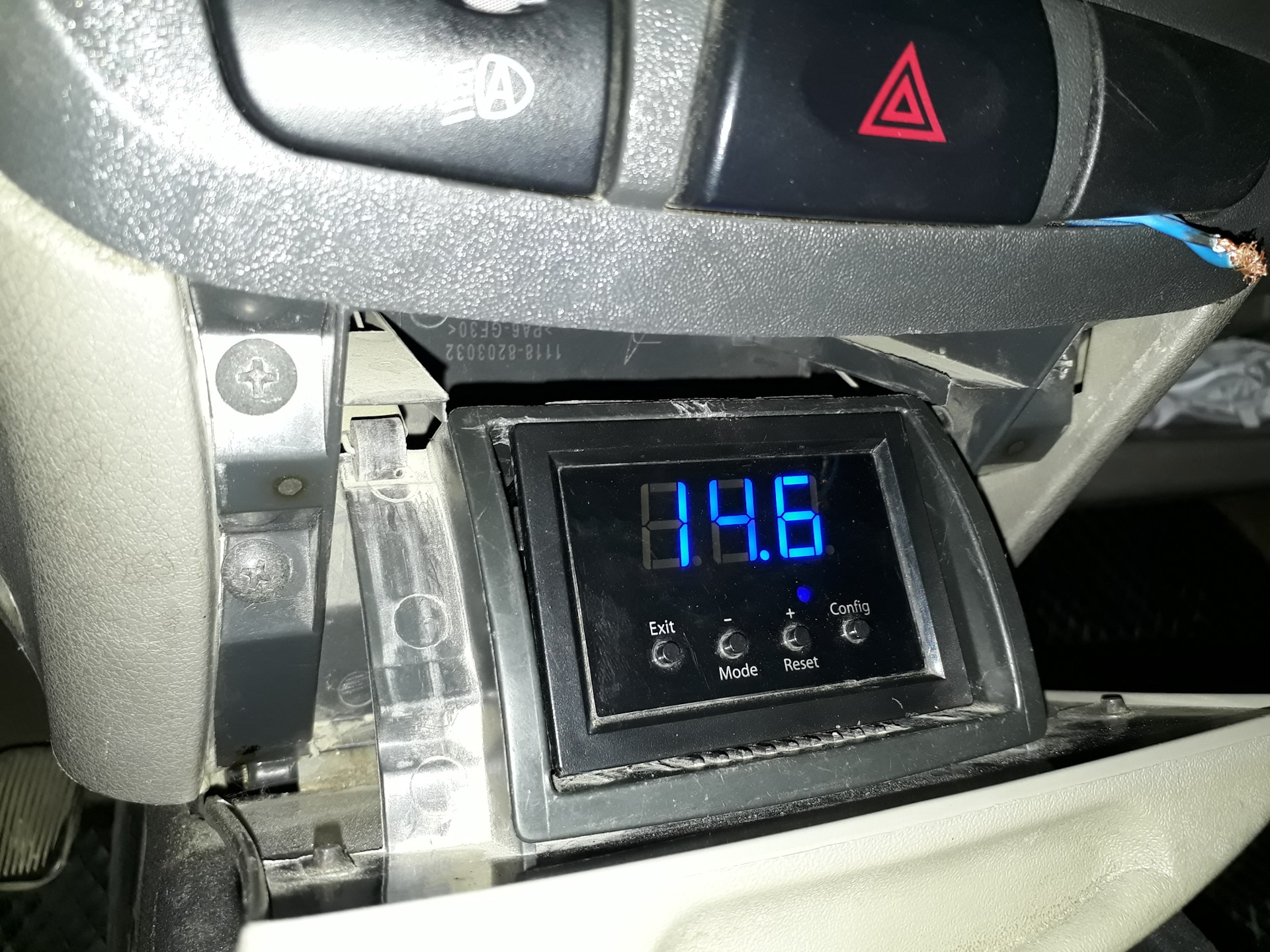 Вольтметр KICX QUICK VOLTMETER-2 — Lada Калина Хэтчбек (1G), 1,6 л, 2009 года | автозвук | DRIVE2