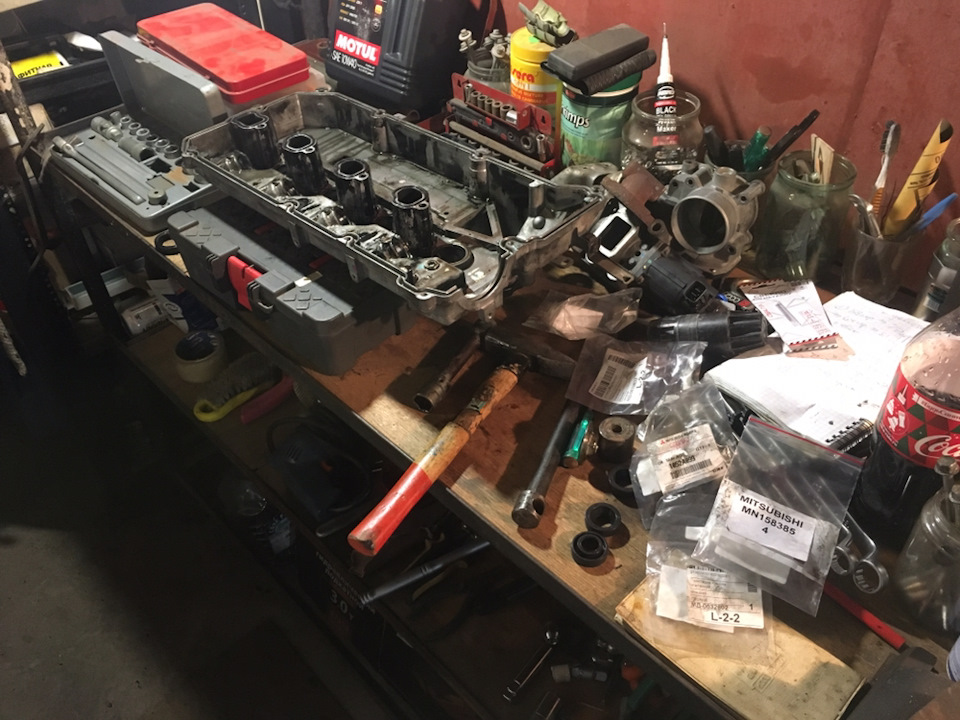 Регулировка клапанов L200 — Mitsubishi L200 (4G), 2,5 л, 2012 года ...