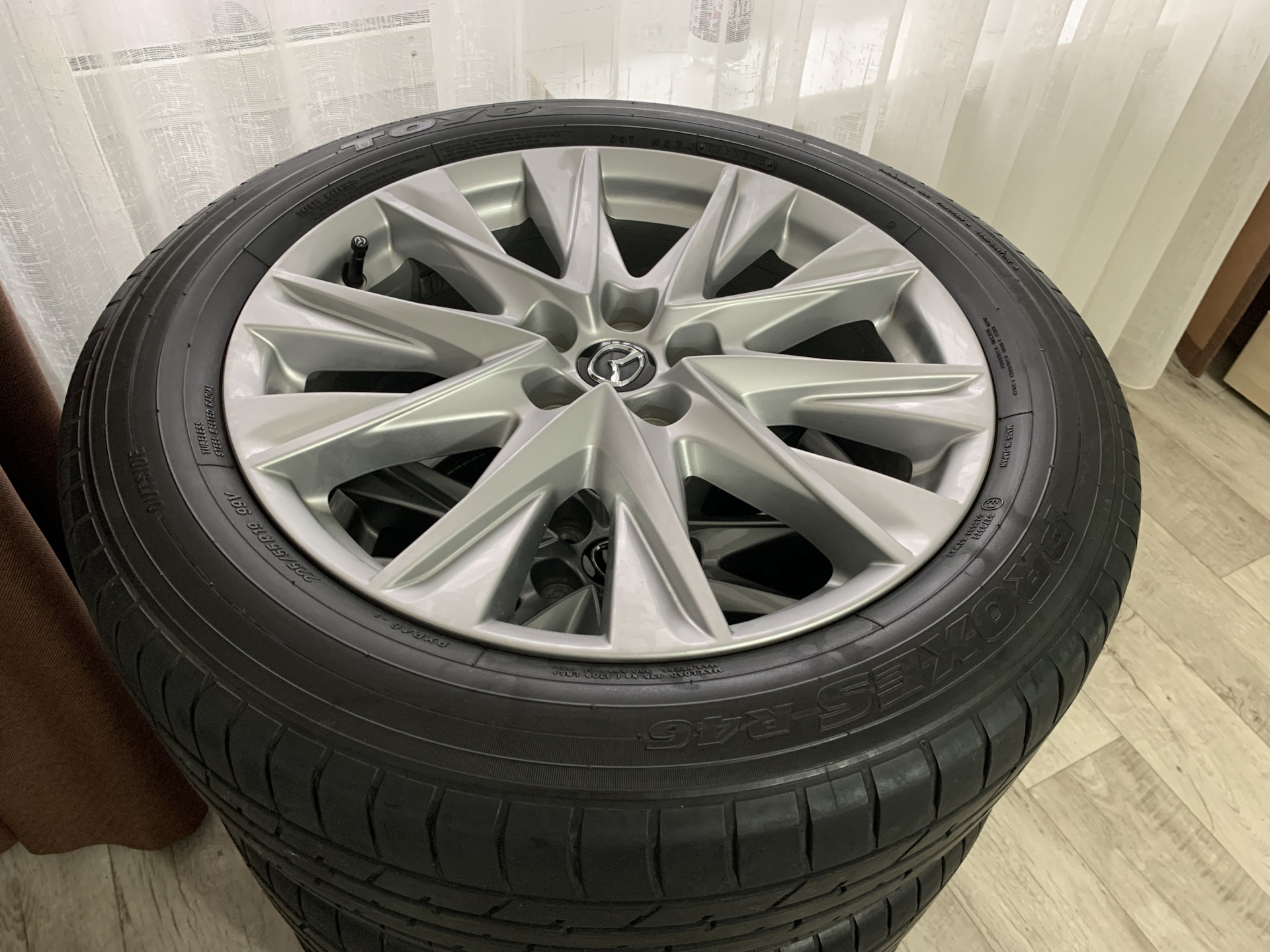 Колеса R19 сх5 g2 — Mazda CX-5 (1G), 2,5 л, 2014 года | колёсные диски ...