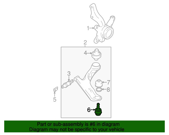545302B000 Шаровая опора подвески KIA HYUNDAI | Запчасти на DRIVE2