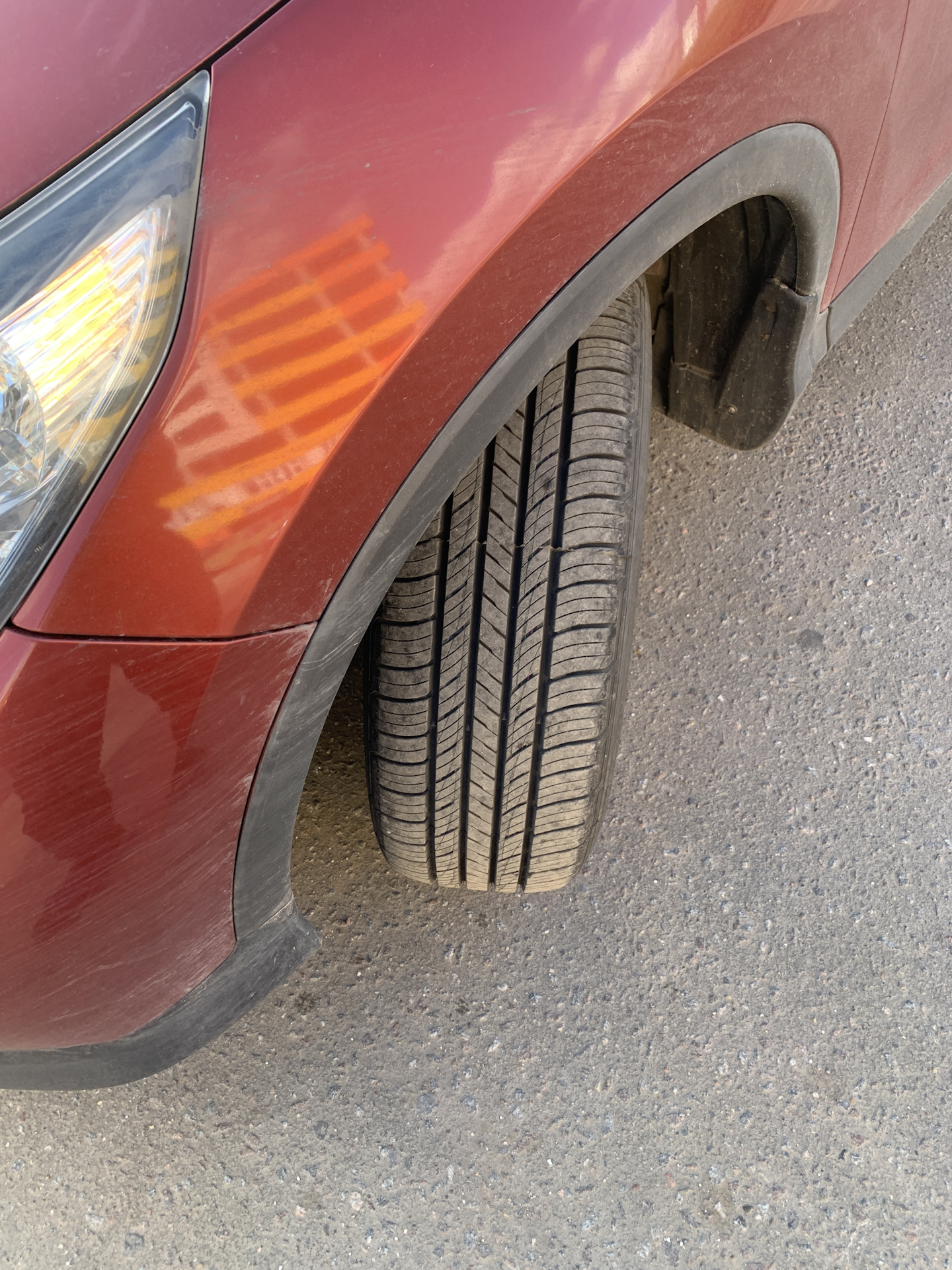 Новые летние шины Kumho Crugen HP71 — Honda CR-V (RM), 2,2 л, 2013 года ...