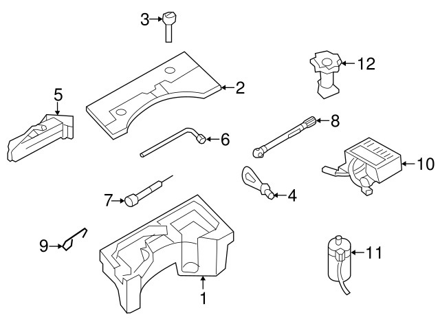 3C0011031B Домкрат Volkswagen VAG | Запчасти на DRIVE2