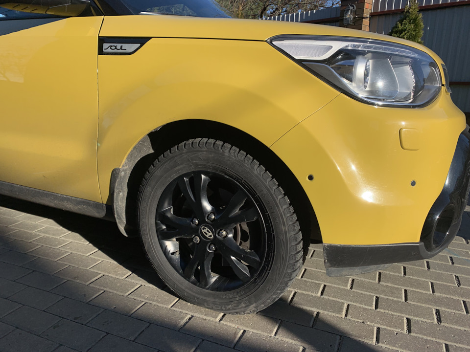 Сменил колеса на зимние — KIA Soul (2G), 1,6 л, 2014 года | шины | DRIVE2