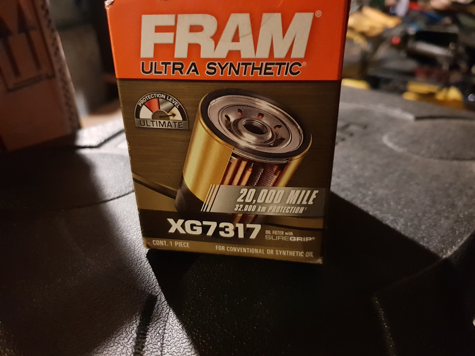 Синтетика FRAM XG 7317 — Infiniti Q70, 3,7 л, 2014 года | плановое ТО ...