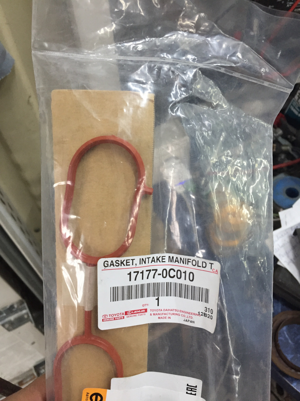 171770C010 Прокладка впускного коллектора TOYOTA HILUX SURF/ LAND ...