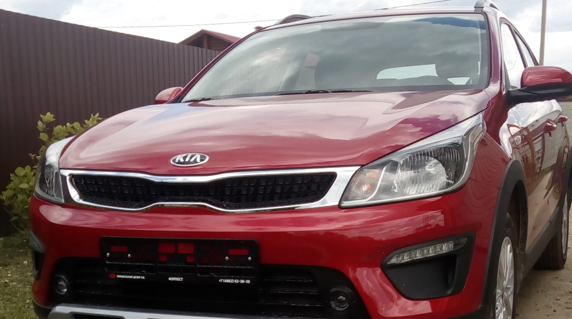 KIA Rio X-Line 1.6 бензиновый 2020 | ***Fiery Red*** на DRIVE2