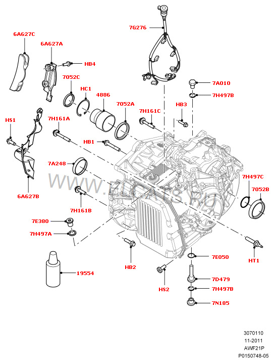 Задний сальник коленвала. АКПП. Угловая передача. Справочник. — Land ...