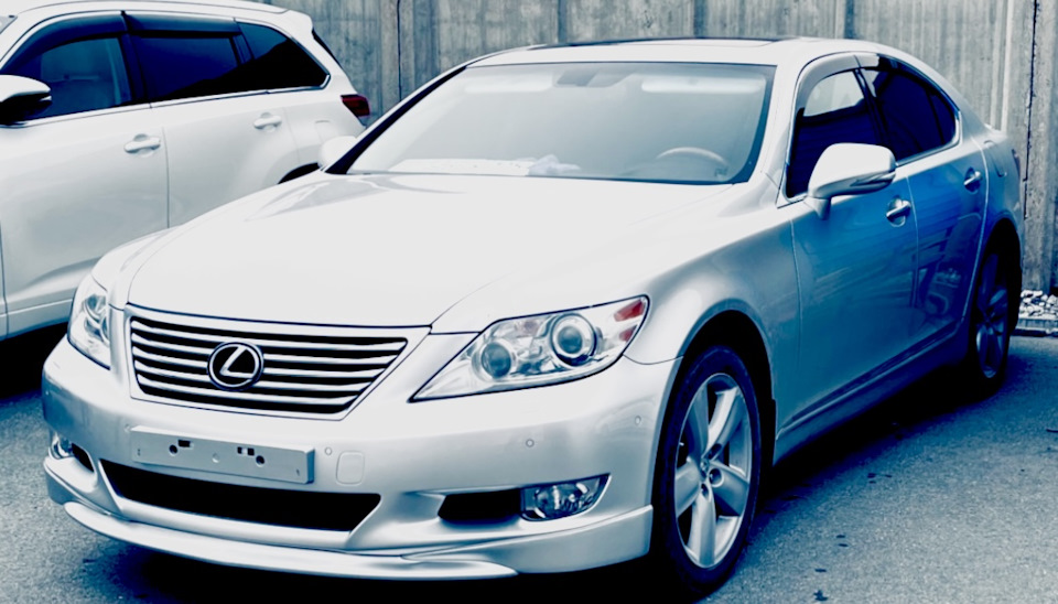 Губа передняя + комплект пневмы — Lexus LS (USF40/41), 4,6 л, 2007 года | тюнинг | DRIVE2