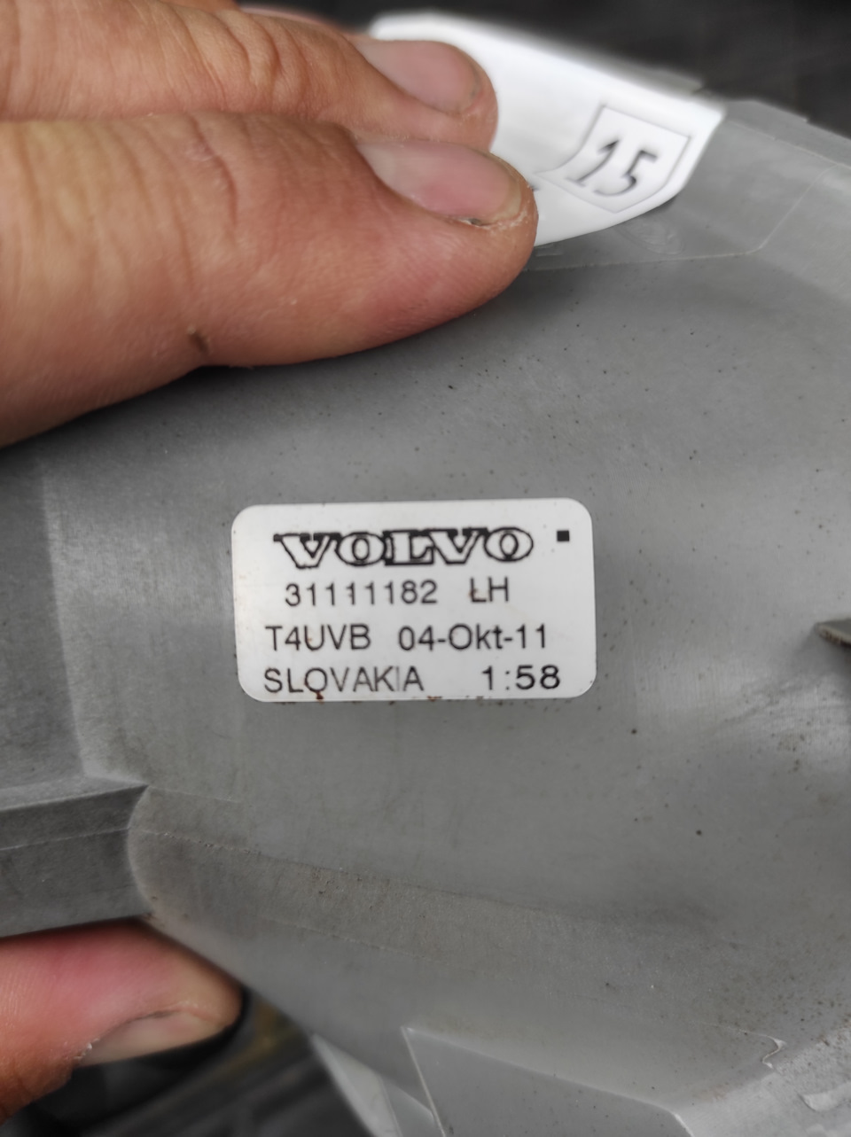 31111182 Фара противотуманная левая Volvo | Запчасти на DRIVE2