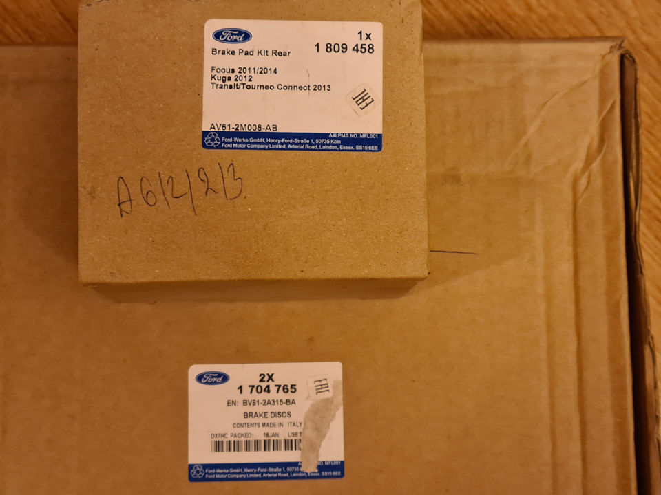 Диски+Колодки — Ford Focus Hatchback III, 2 л, 2012 года | запчасти ...