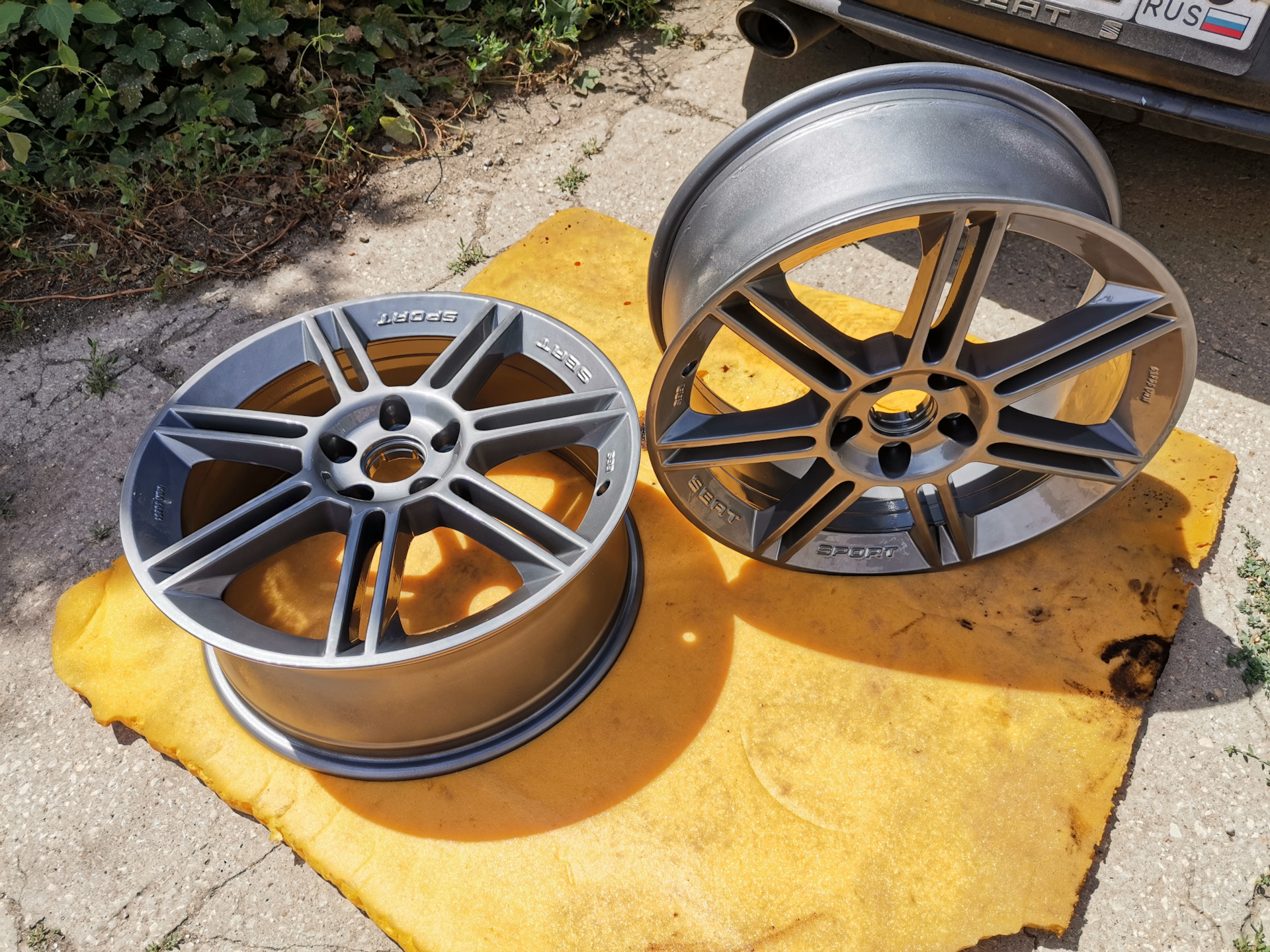 BBS SEAT sport 5x112 ET51 7,5jx18 — SEAT Toledo (3G), 1,6 л, 2008 года ...