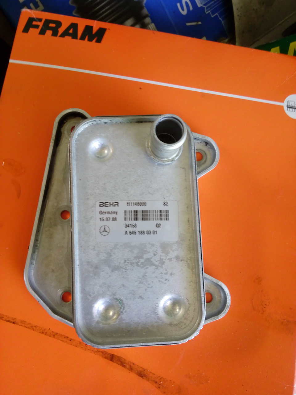 A6461880301 Радиатор масляный MERCEDES | Запчасти на DRIVE2