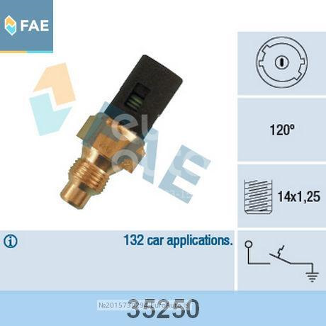 35250 Датчик температуры охлаждающей жидкости Рено FAE | Запчасти на DRIVE2