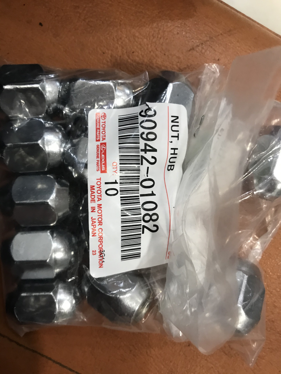 Колёсные гайки — Toyota Starlet (90), 1,3 л, 1998 года | запчасти | DRIVE2