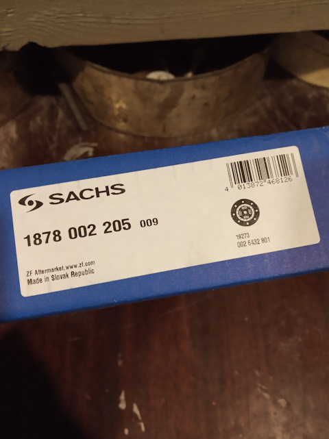1878002205 Диск сцепления SACHS | Запчасти на DRIVE2