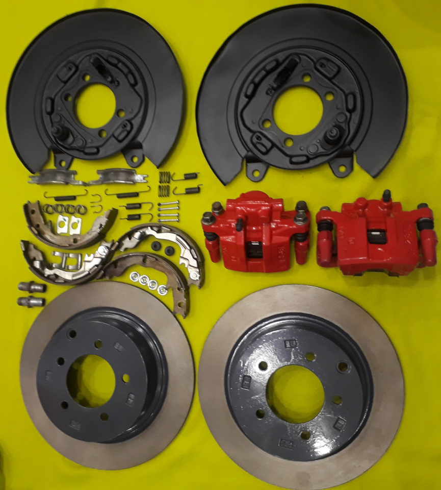 4605A264 СУППОРТ ЗАДНЕГО ТОРМОЗА, ПРАВЫЙ, КОМПЛЕКТ Mitsubishi ...