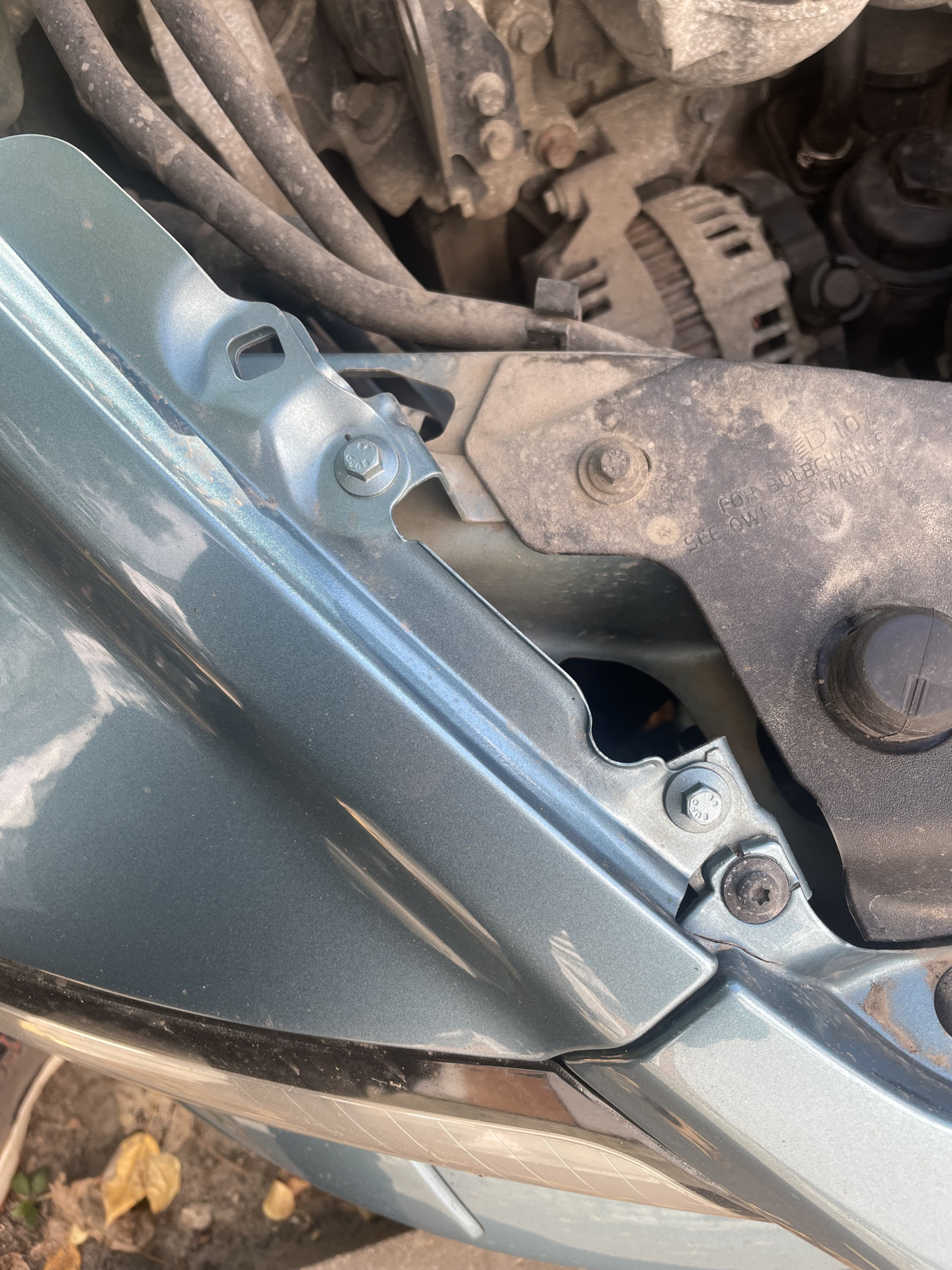 Бампер от V50 — Volvo S40 (2G), 2,4 л, 2008 года | другое | DRIVE2