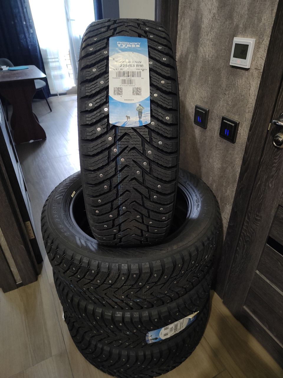 Nokian Tyres 225/55R18 102T XL Nordman 8 SUV TL — Geely Coolray (1G), 1 ...