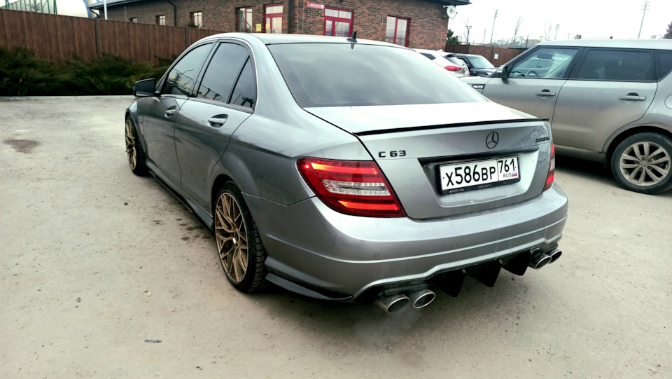 Габариты, Плюхи с Али, АМГ меню — Mercedes-Benz C-class (W204), 1,6 л ...