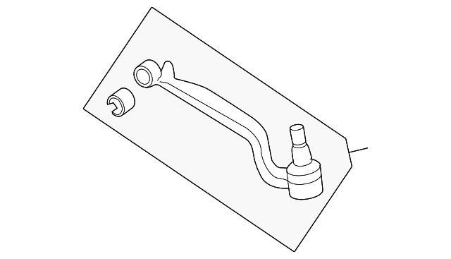 RBJ500710 Рычаг передней подвески Jaguar Land Rover | Запчасти на DRIVE2