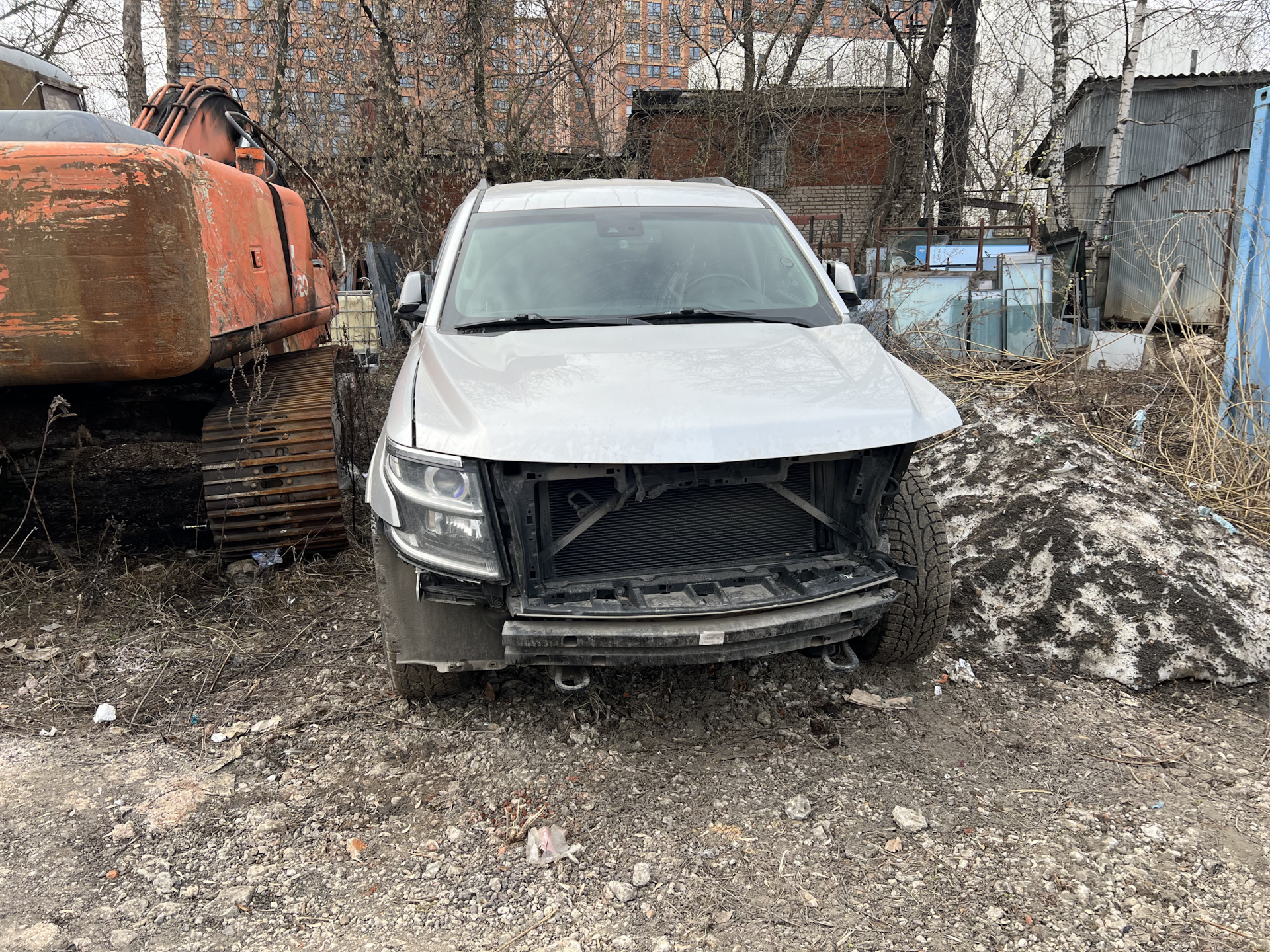 Убытки подсчитаны! — Chevrolet Tahoe (GMT K2UXX), 6,2 л, 2016 года ...