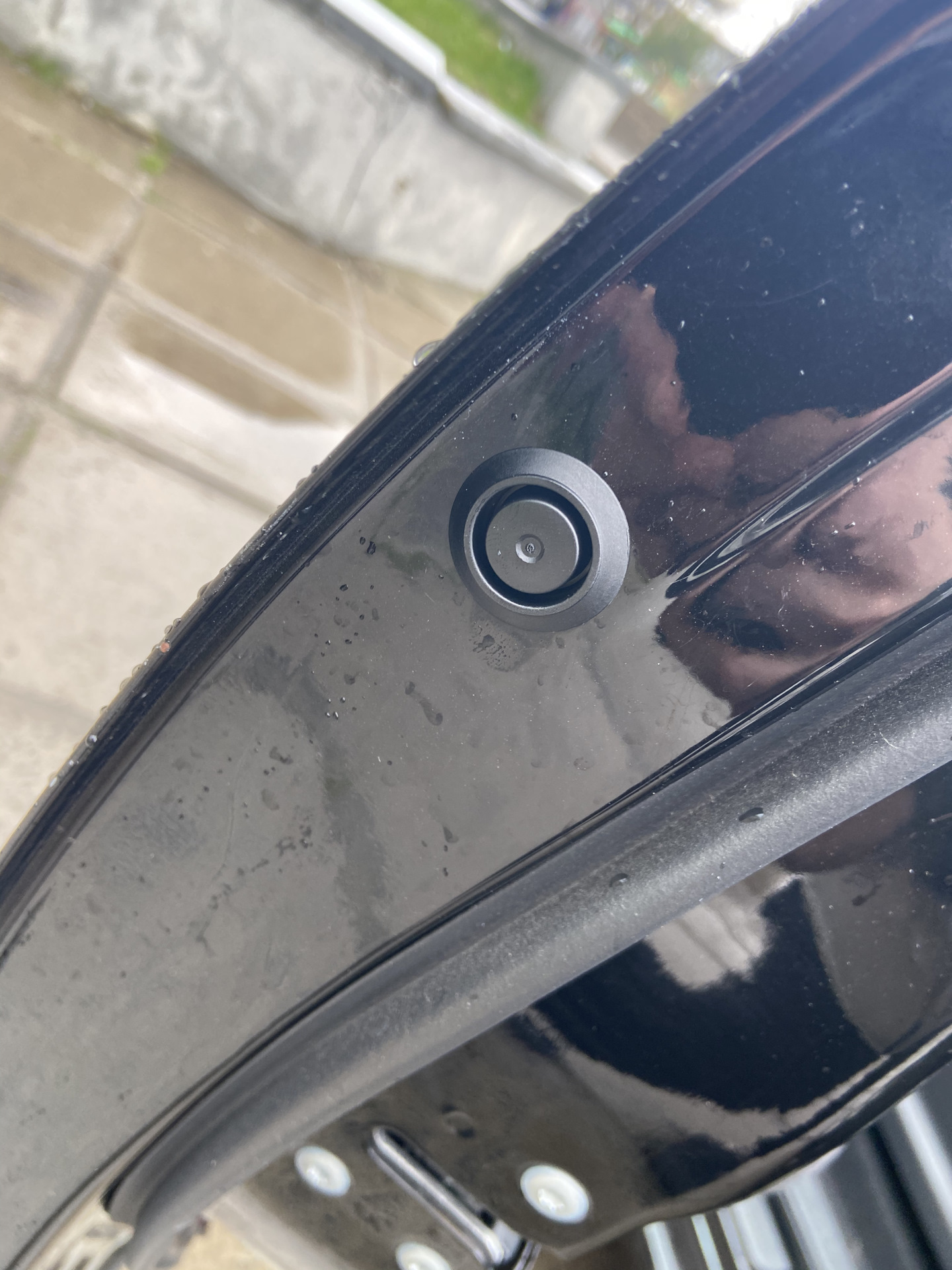 Заглушка в дверь — Nissan Leaf (1G), 2015 года | просто так | DRIVE2