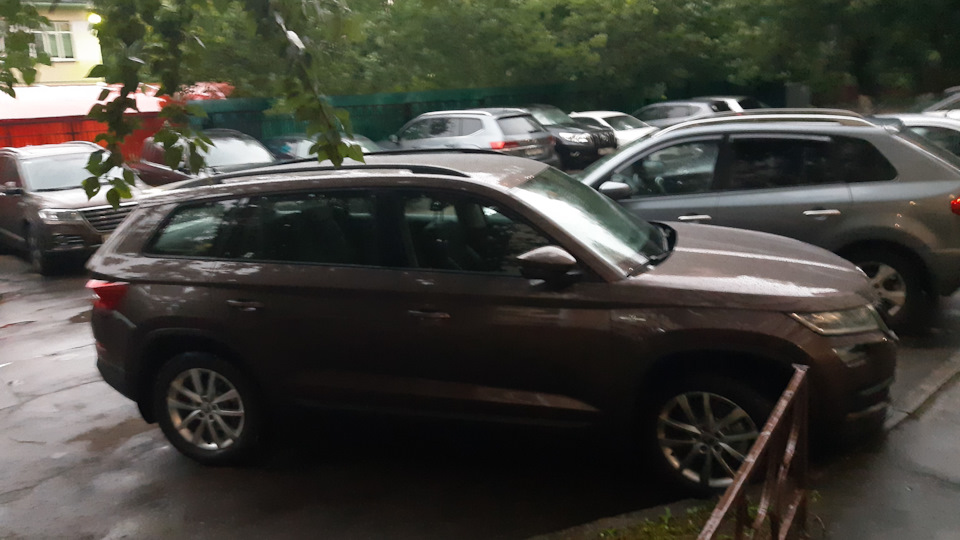 Пришло время для первой замены задних колодок — Skoda Kodiaq (1G), 2 л ...