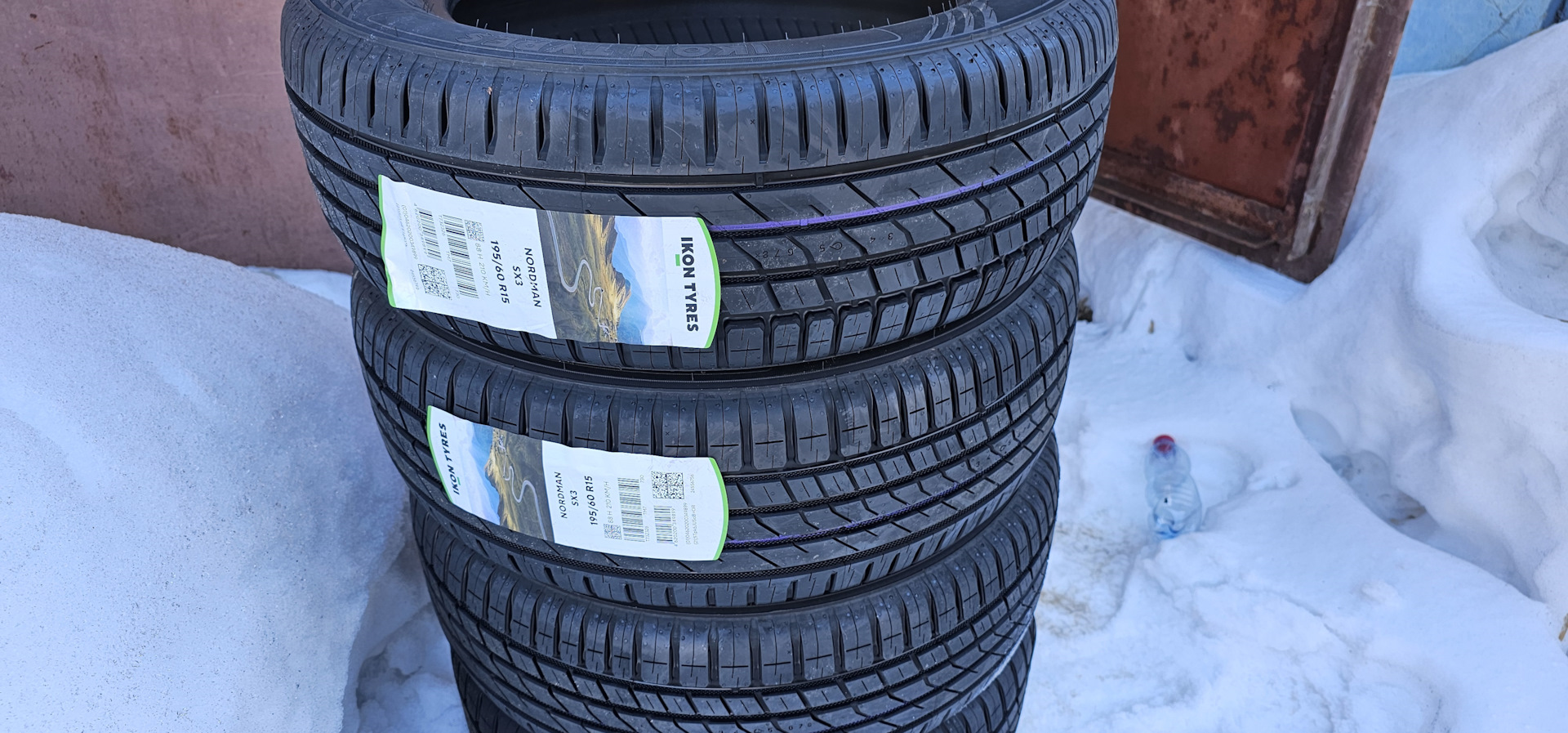 Летняя резина Ikon Tyres NORDMAN SX3 195/60 R15 88H — Skoda Roomster, 1 ...