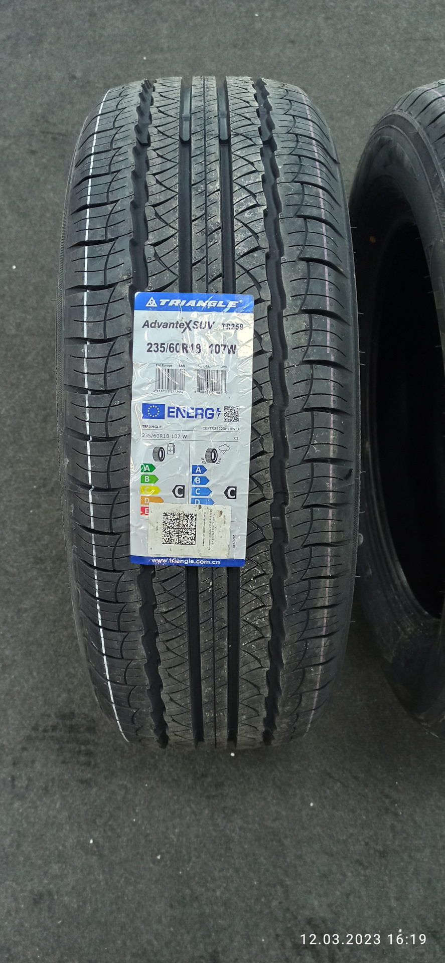 №6. Летняя резина TRIANGLE TR259. 235/60 R18. — Hyundai Santa Fe (3G ...