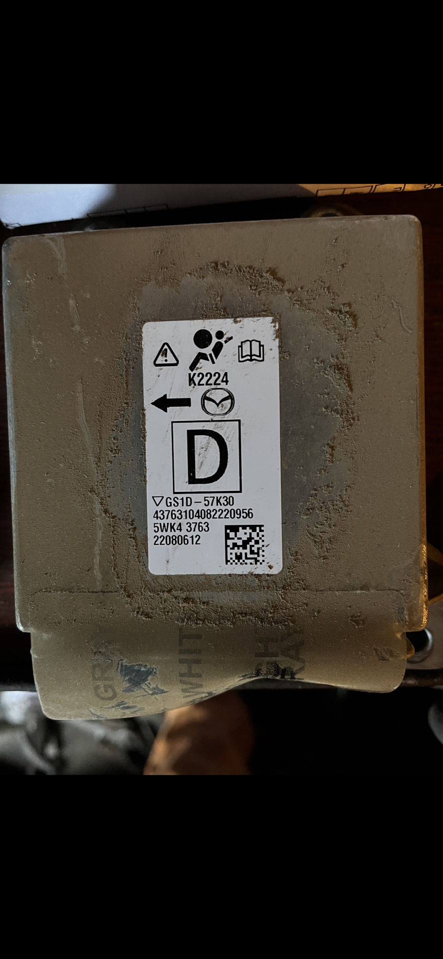 Блок SRS ошибка U3003, замена приводного ремня, замена масла. — Mazda 6 ...