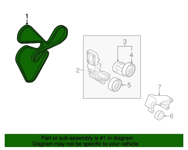 2521225010 ПРИВОДНОЙ РЕМЕНЬ L=105СМ KIA HYUNDAI | Запчасти на DRIVE2