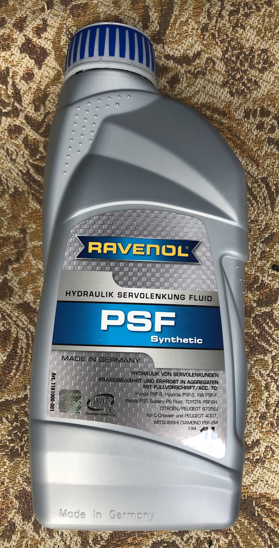 PSF1L Жидкость гидроусилителя руля 1л POWER STEERING FLUID COMMA ...