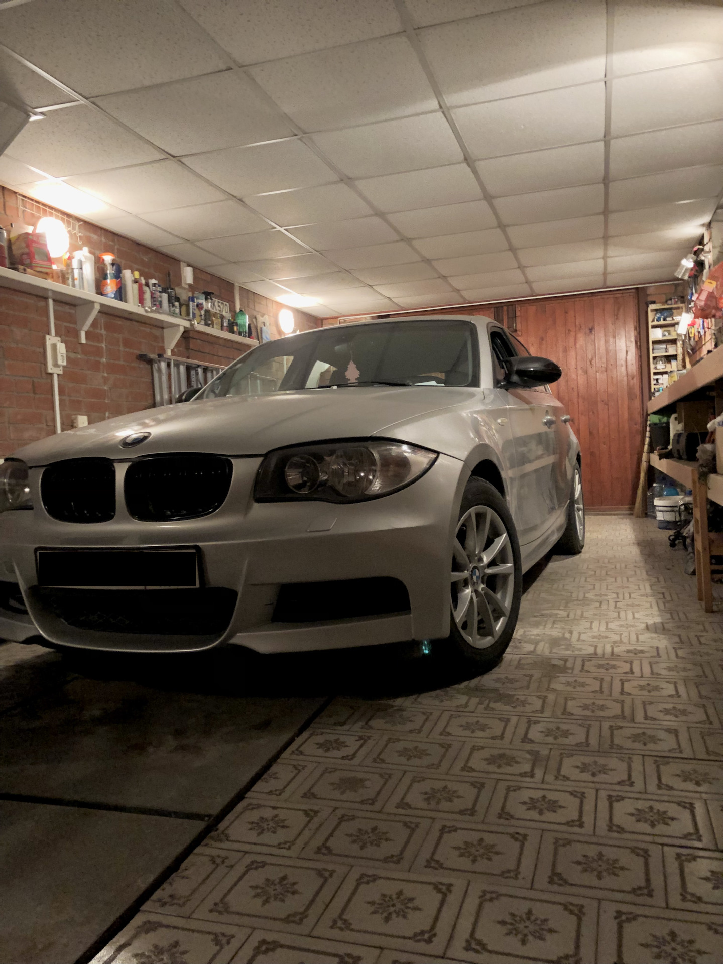 76] Установка переднего бампера M-Tech от E82 (S715A) — BMW 1 series ...