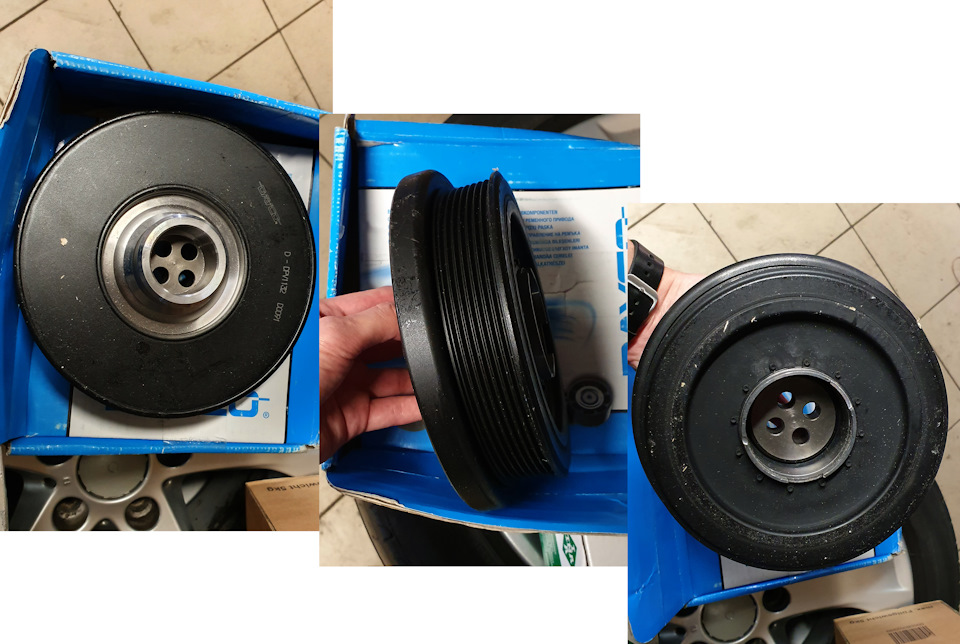 Демпфер крутильных колебаний. Опоры двигателя. — BMW 5 series Gran ...