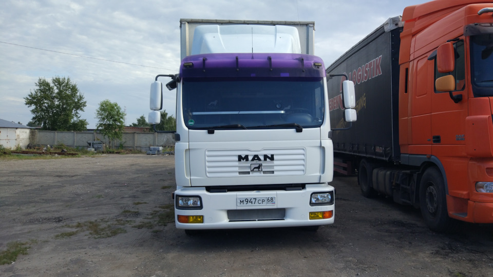 Покраска после отбойника. — MAN TGL 8 210, 4,6 л, 2007 года | своими руками | DRIVE2