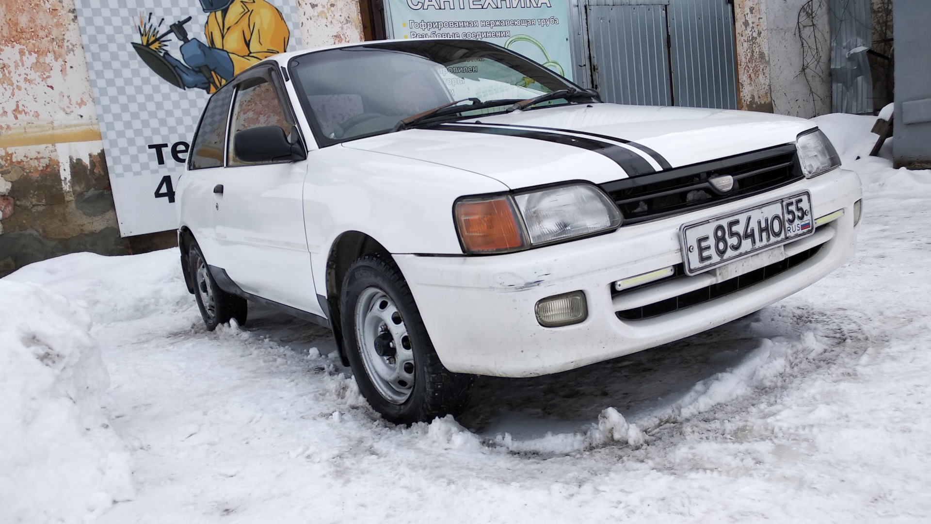 Toyota Starlet (80) 1.3 бензиновый 1992 | EP82 4E-FE 1.3 ATM на DRIVE2