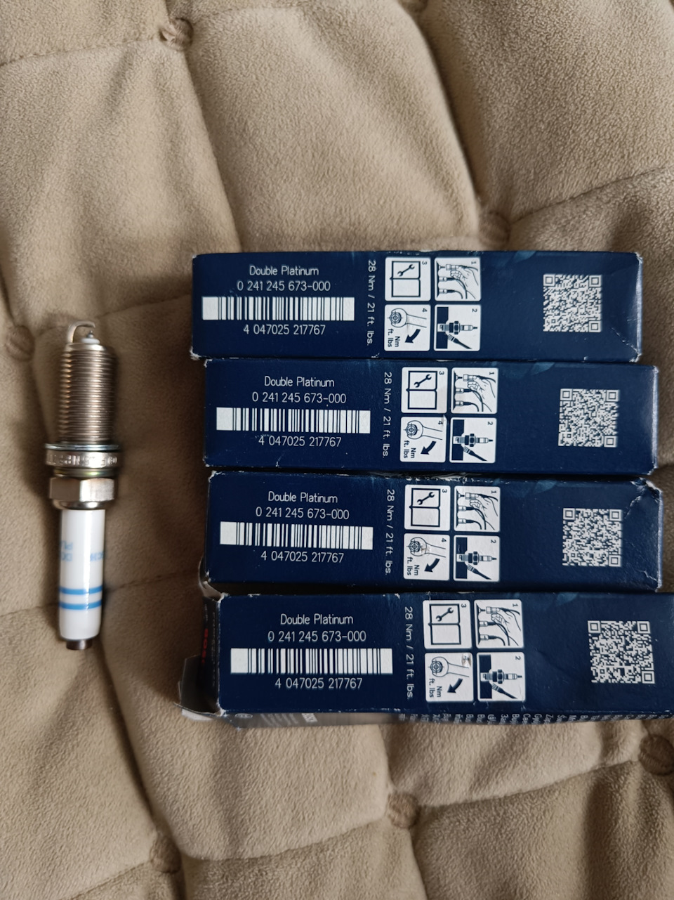 0241245673 Свеча зажигания BOSCH | Запчасти на DRIVE2