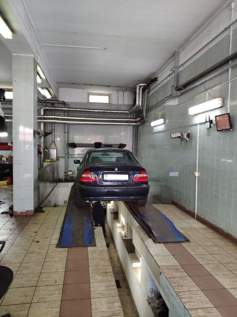 Устранение стука в задней подвеске. Развал схождения — BMW 3 series ...