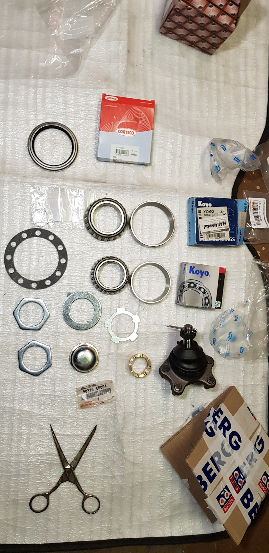 9031660004 Сальник поворотного кулака TOYOTA HILUX, HIACE, LITEACE 96 ...