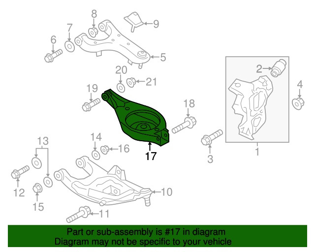551B01LA0A Сайлентблок заднего нижнего рычага NISSAN INFINITI ...
