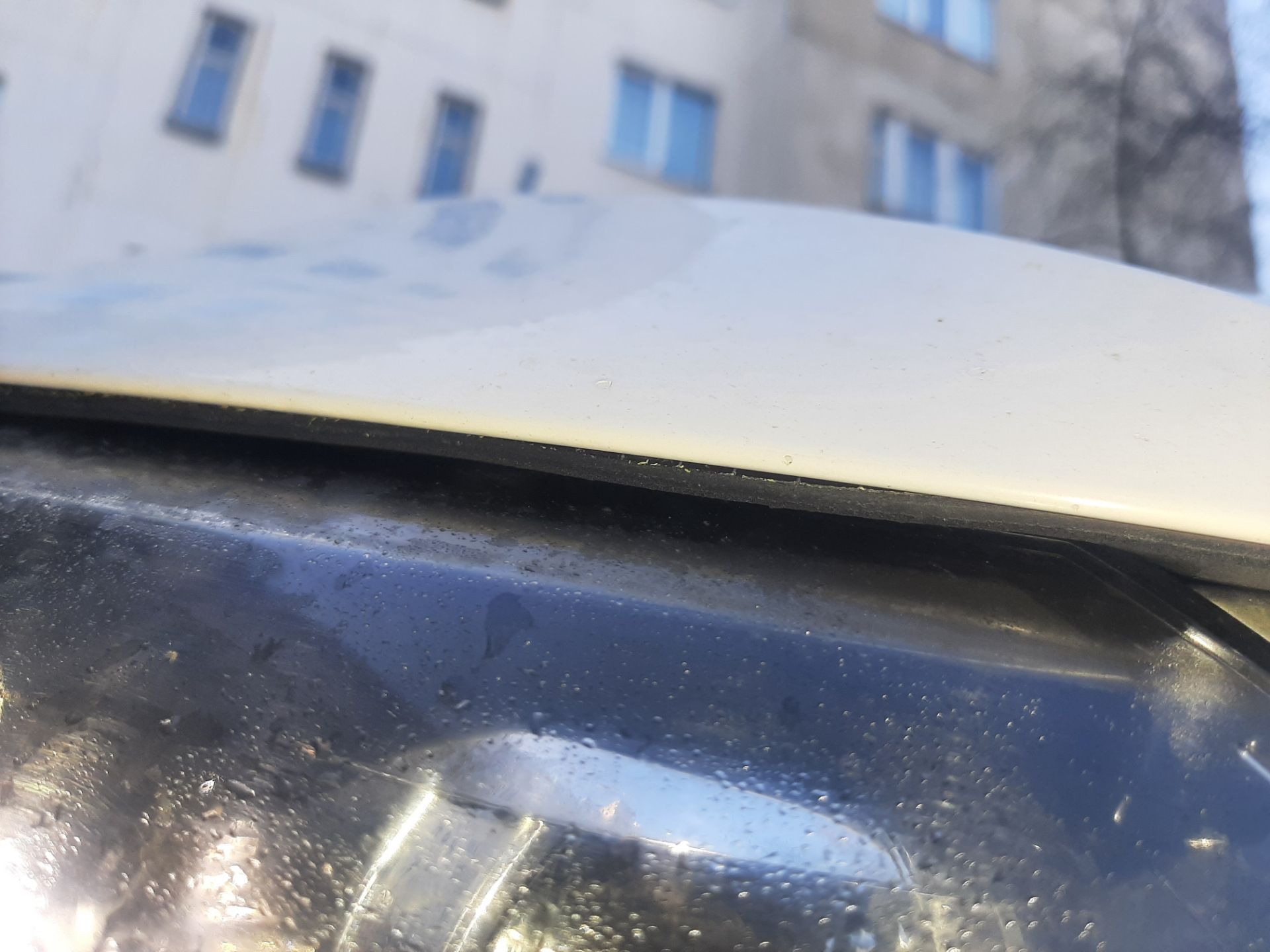 Уплотнительная резинка капота — Volkswagen Passat CC, 1,8 л., 2012 года ...