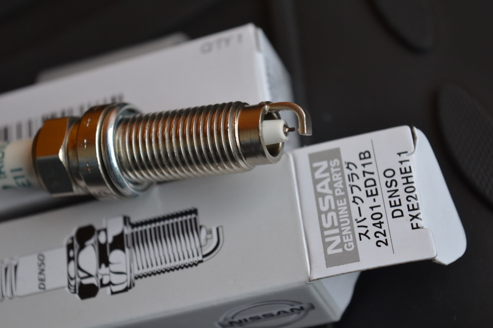 Свечи 22401-ED71B. denso FXE20HE11. Новые на Nissan Teana (L33), Nissan ...