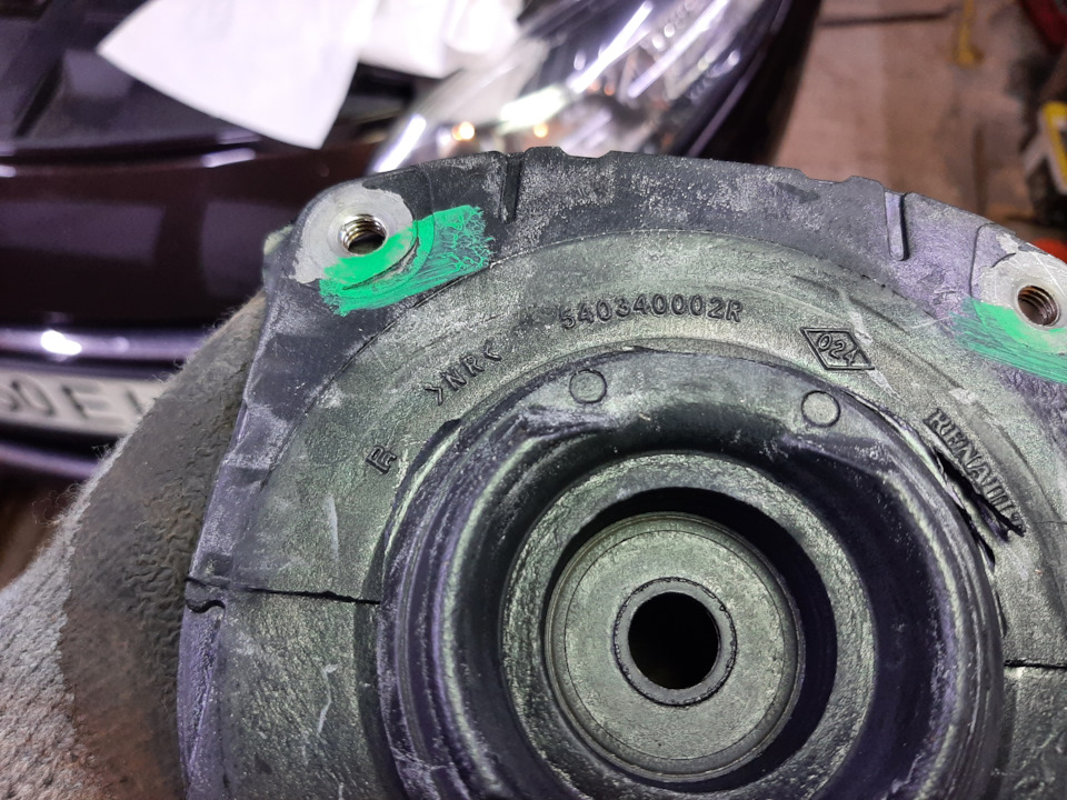 540340002R Прокладка врх пружины подв пер RENAULT | Запчасти на DRIVE2