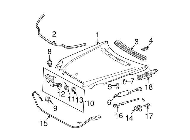 A0039948545 Клипса пружинная Mercedes | Запчасти на DRIVE2
